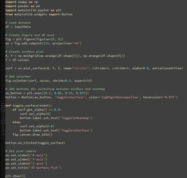 Creating Custom Visualization Using Python Widget